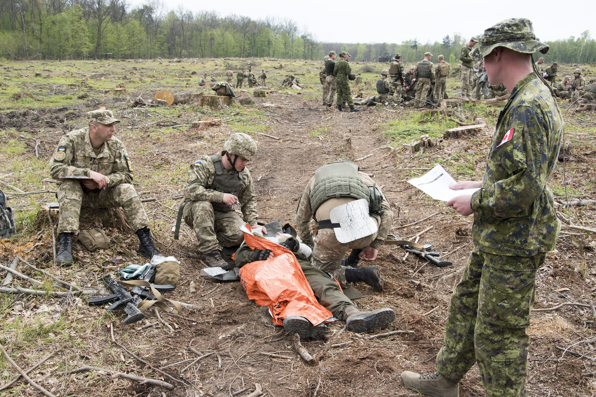 Canadian Medics Mentor Lifesaving Techniques