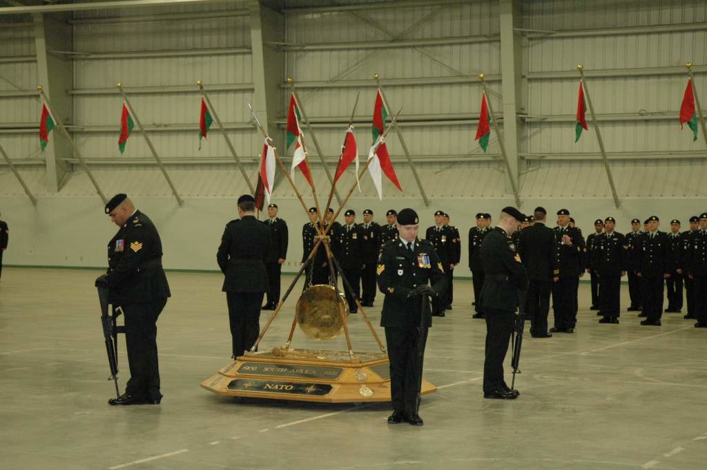 Strathconas Celebrate the Battle of Moreuil Wood